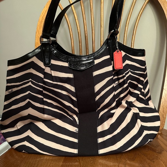 Coach | Bags | Coach Zebra Print Purse | Poshmark